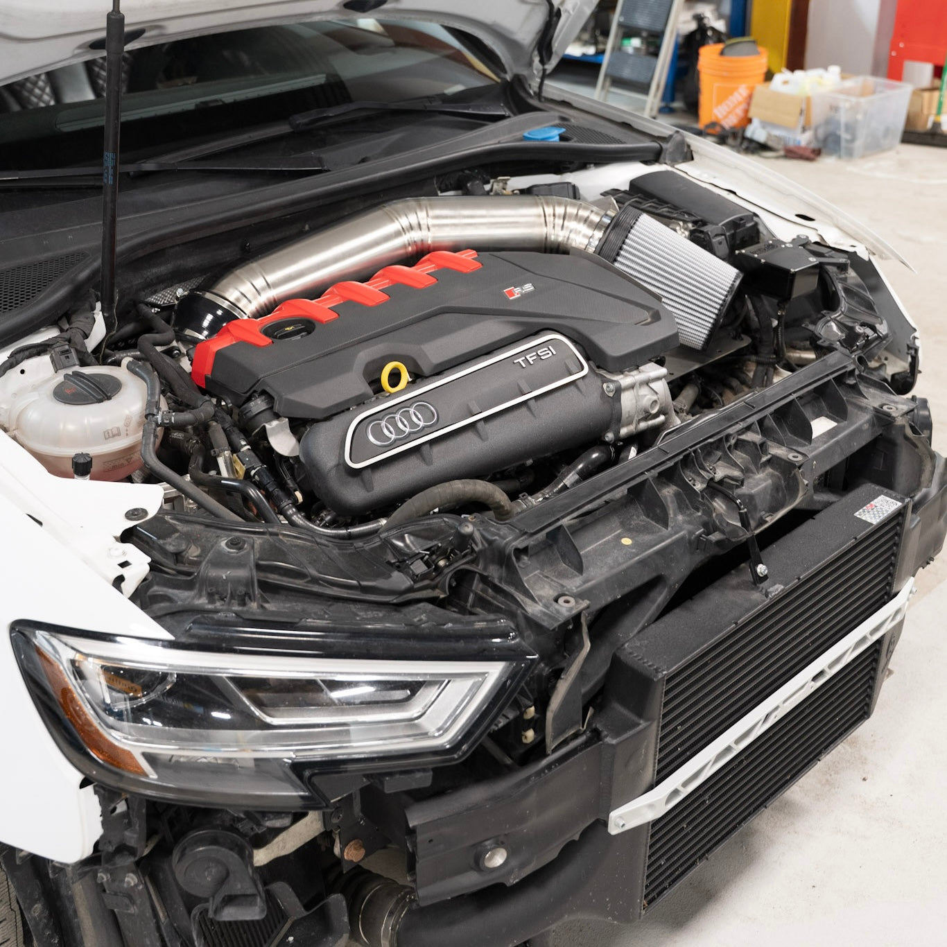 GAS Omega 5 Inch Titanium Intake, Audi RS3/TTRS – Garage Auto Sports