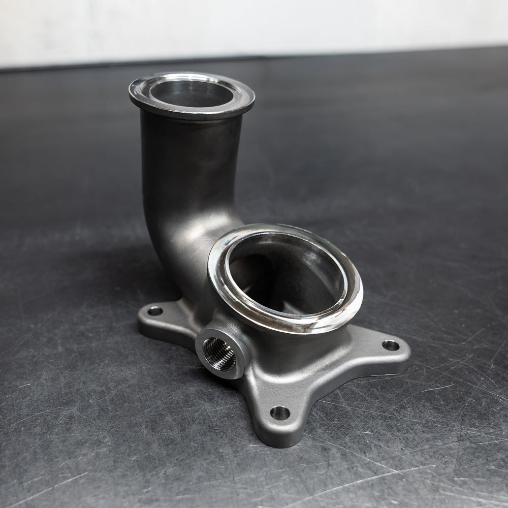 Garrett G-Series Top Mount V-band Adapter, EA888.3 MQB – Garage Auto Sports